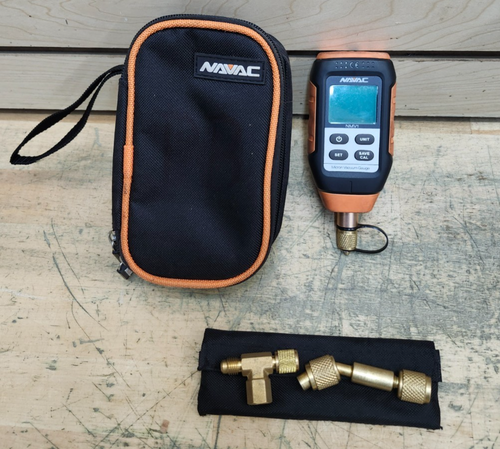 NAVAC NMV1 Digital Micron Vacuum Gauge W/ Pouch | eBay