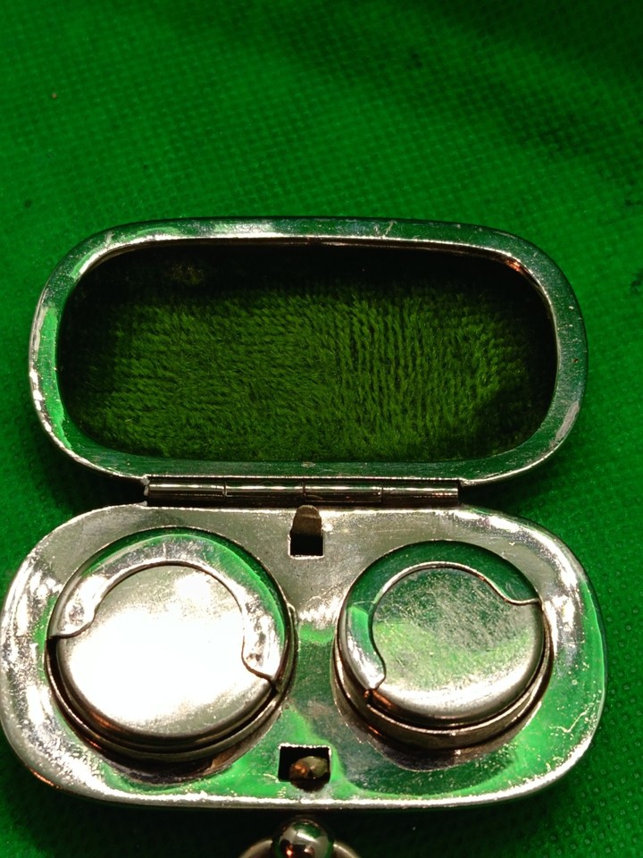 Antique Double Sovereign Coin Holder, Victorian Case, Silver Plated ...