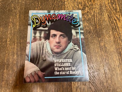 Dynamite Magazine 1977 # 42 Sylvester Stallone Eight is Enough ...