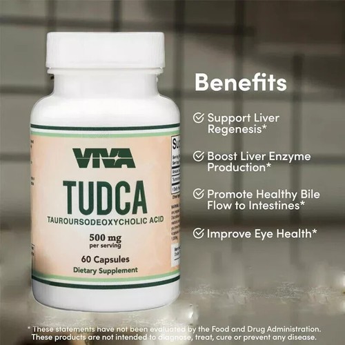 TUDCA bile salt liver support 500mg supplement Pack of 1 | eBay