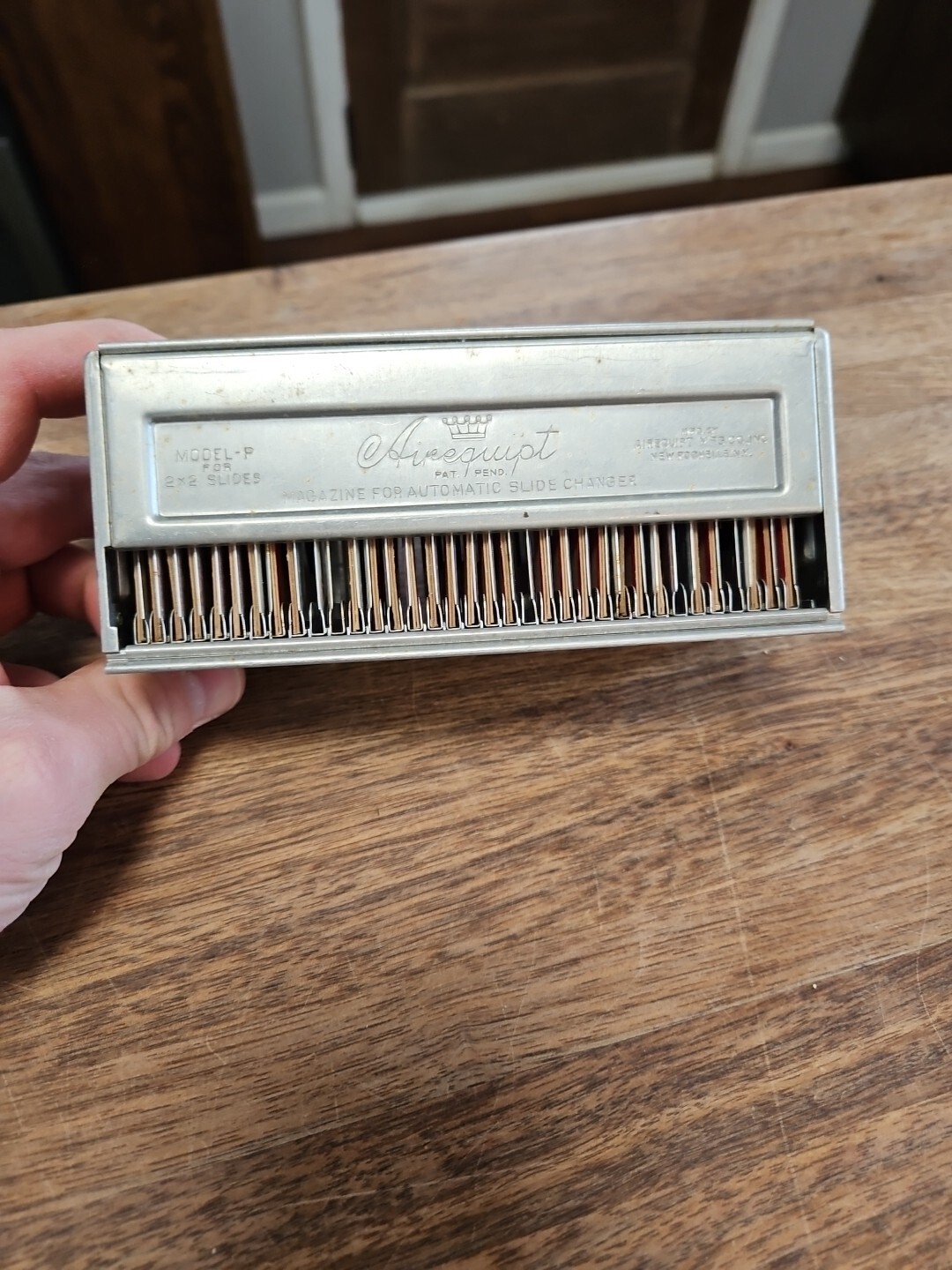 Vtg Airequipt Magazine For Automatic Slide Changer Model P 2x2 Slides W ...