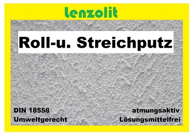 600 kg Rollputz Streichputz 1mm Feinputz Effektputz Roll-Fertig-Putz ...