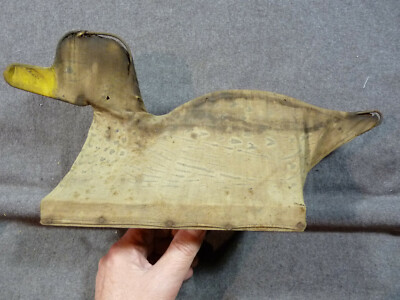 Old Folky Cloth and Wire Frame Duck Decoy | eBay