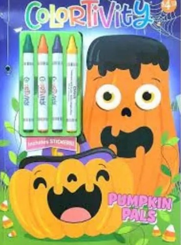 Pumpkin Pals (Colortivity Book with Crayons) 9781645881339| eBay