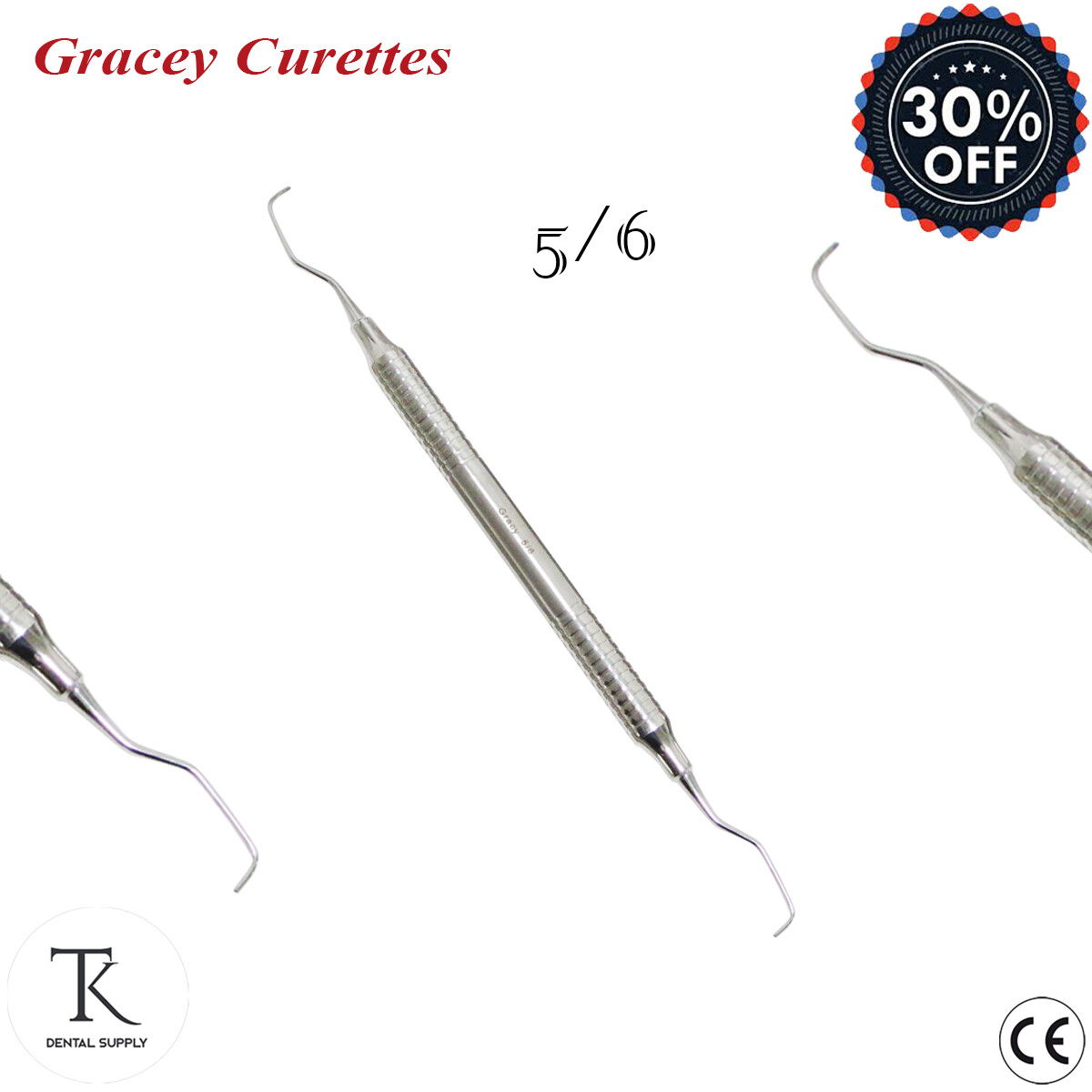 Dental Perio Gracey Curettes 5/6 Dentistry Hygenists Curette Surgical ...