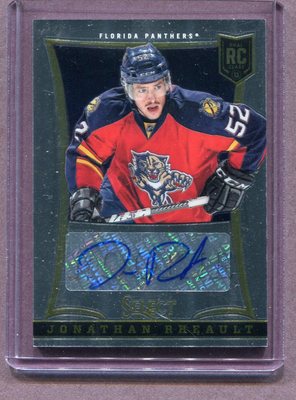 2013-14 Panini Dual RC Class #210 Jonathan Rheault Panthers Autographed ...