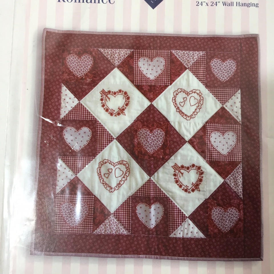 Time for Romance Quilt Pattern Becky & Me 24" x 24" Wall Hanging ...