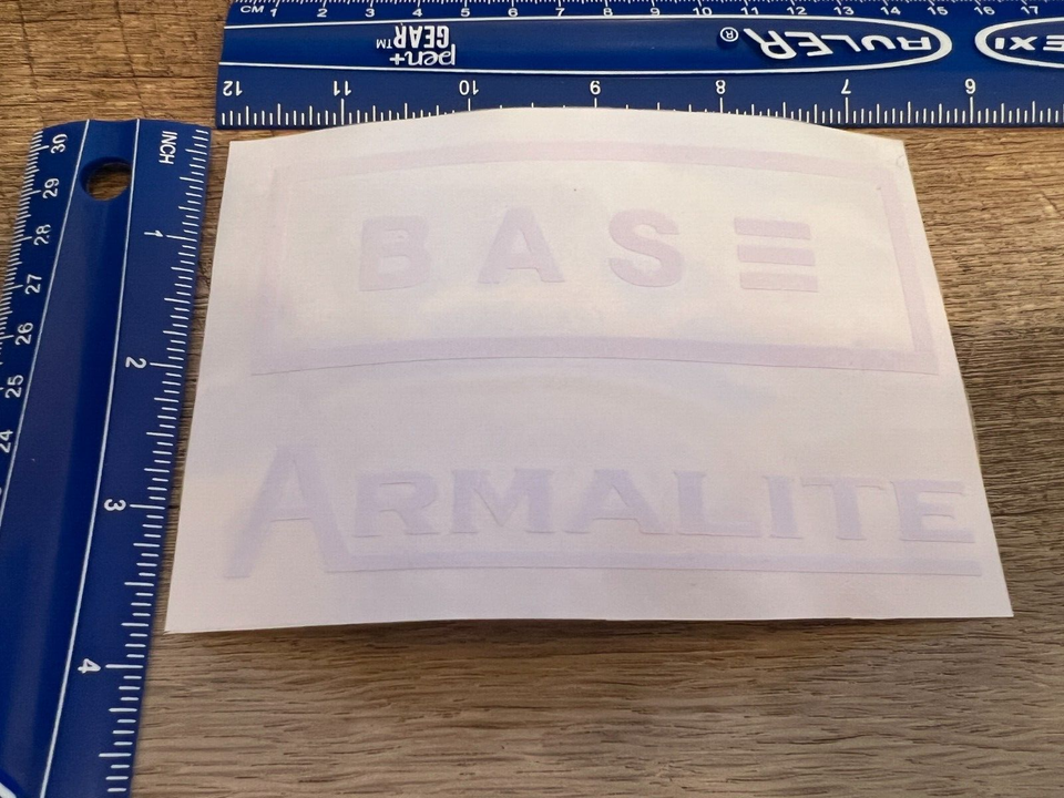 Base Armalite White Original Firearms Decal Sticker New! Shot Show FREE ...