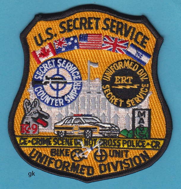 US SECRET SERVICE UNIFORMED DIVISION POLICE COUNTER SNIPER SHOULDER ...