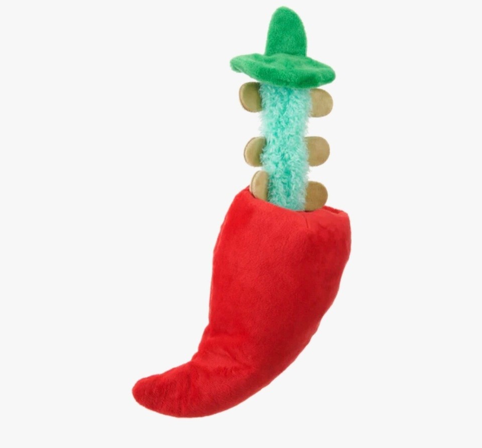 Jalapeño Dog Toy from BarkBox XS/S Red | eBay