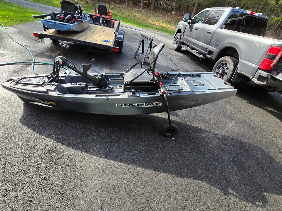 Native Watercraft Slayer Propel 10 Max Kayak W/Sidekick - Grey Goose | eBay