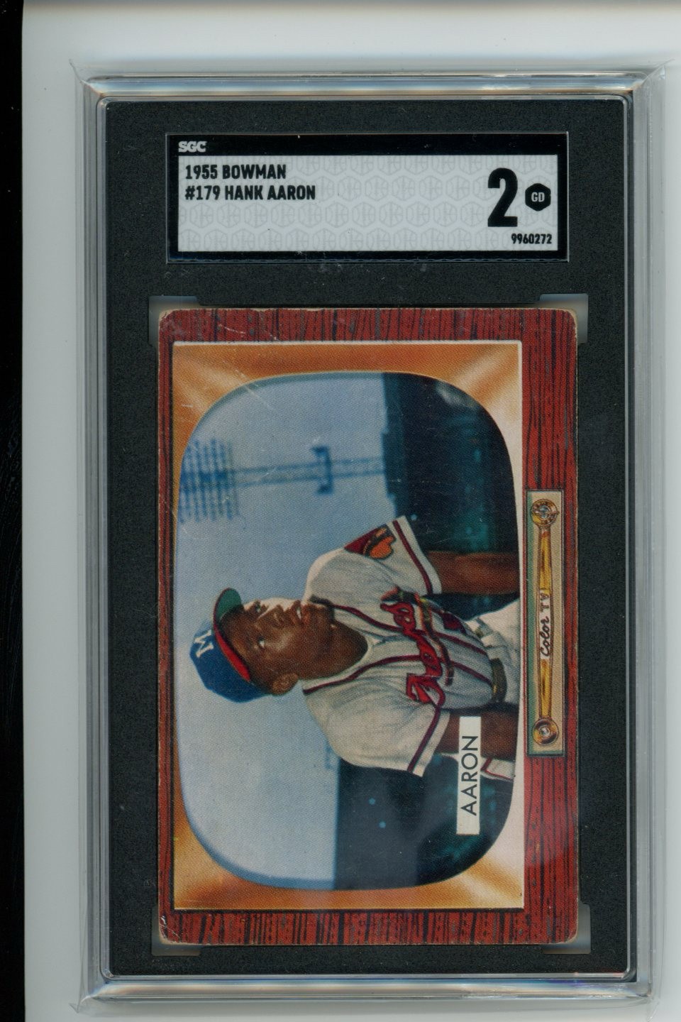 1955 Bowman - Hank Aaron #179 SGC 2 | eBay