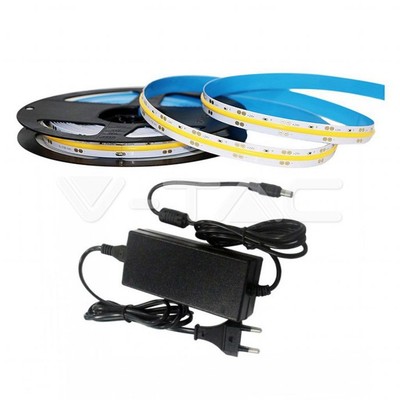 1 pz LED Strip Set 420 COB IP20 6000K 12W DC24V 1000 lm/m CRI>95 (2651 ...