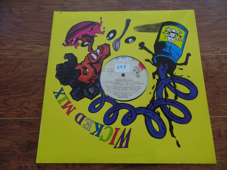Wicked Mix 64 DJ MIX Vinyl RECORD LP 1992 WM64 POOR RIGHTEOUS TEACHERS ...