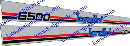 Landini 6500 tractor stickers / decals | eBay