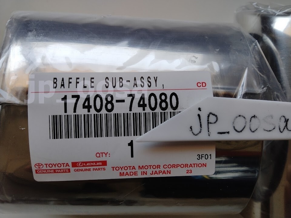 TOYOTA LEXUS Genuine OEM 17408-74080 Tail Pipe Exhaust Extension Tips ...