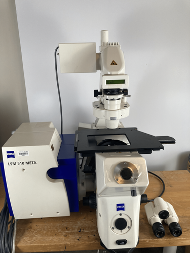 Zeiss Axiovert 200M Laser Scanning Microscope + LSM 510 Meta + Misc ...