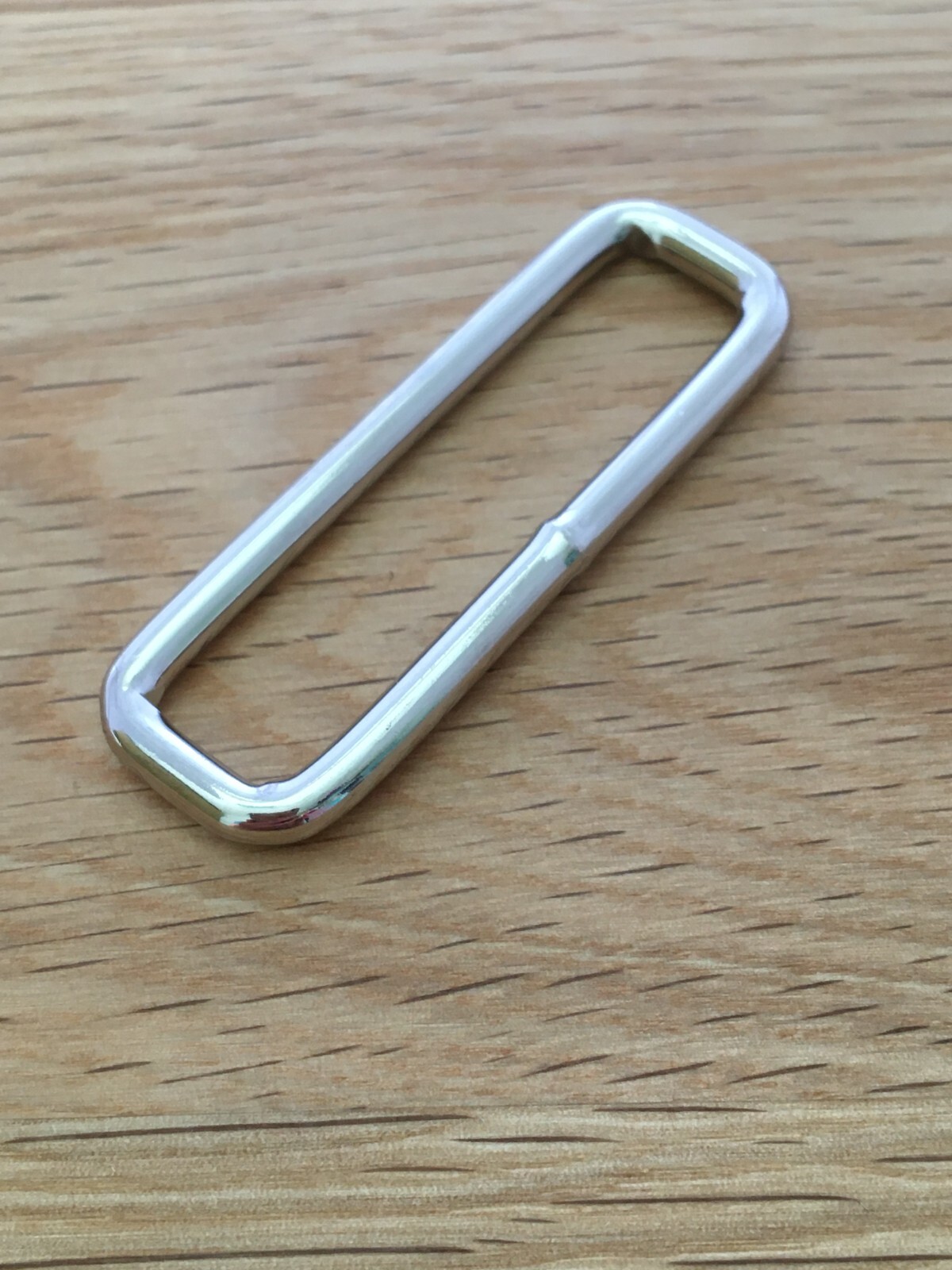 50mm 2" Rectangle Welded Loop Ring Metal Nickel Nickle Handbag Rings ...