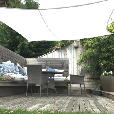 Sun Shade Sail, 98% Sun & UV Rays Blockage 160 GSM Cloths with 1.5 m ...
