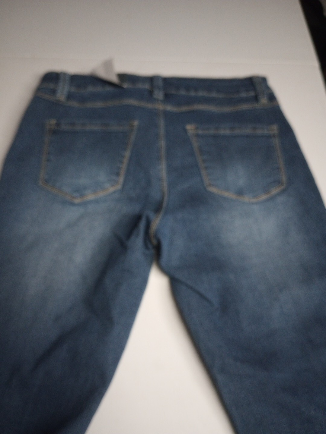 Artisan NY Jeans Womens Size 4 Blue Floral Embroidery Boho 28x26 | eBay