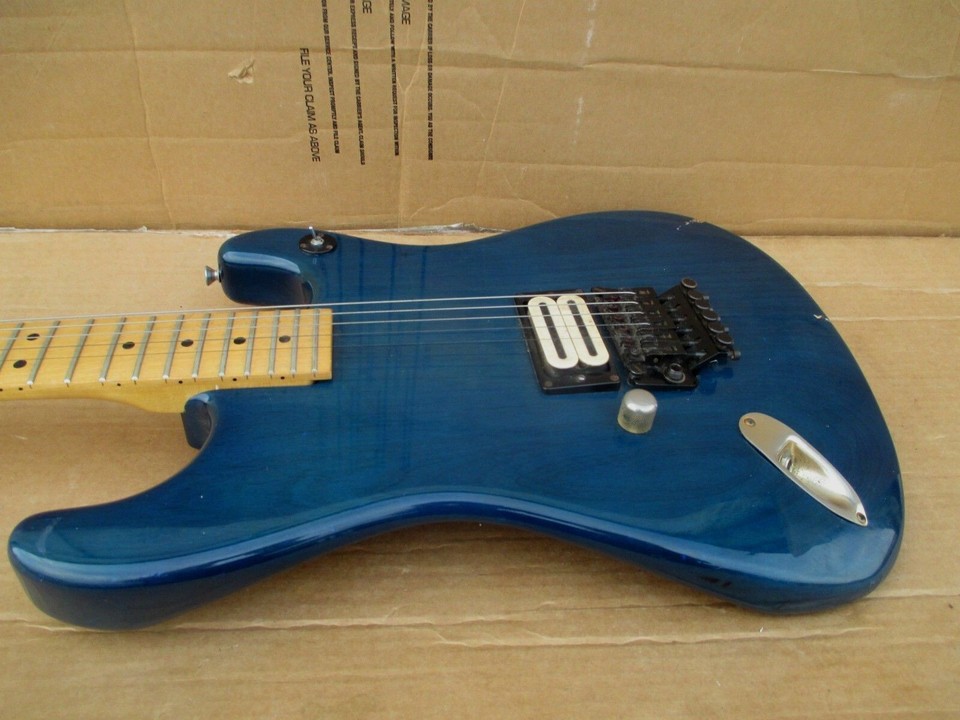 80's CHARVEL / JACKSON CUSTOM HYBRID LEFT HAND REVERSE HEADSTOCK ...
