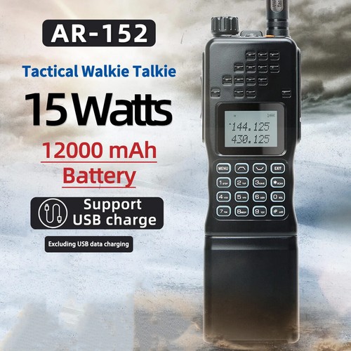 Baofeng AR-152 VHF/UHF Powerful Tactical Military Ham Two Way Radios ...