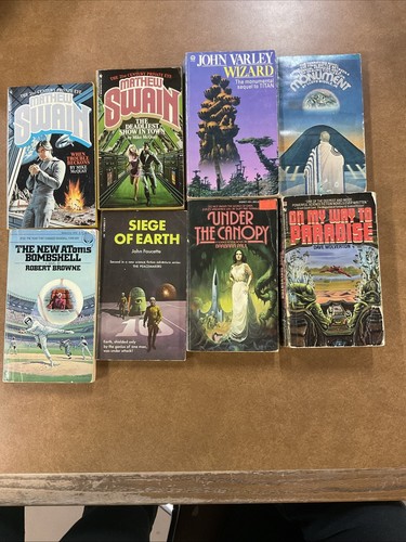 Sci Fi Vintage 80s PB Lot of 20 Siege of Earth, Hellstar, Rogers ...