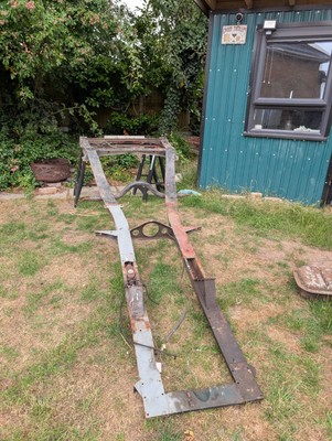 Morris Minor LCV Chassis From 1961 Van - Used And Needs Work | eBay UK