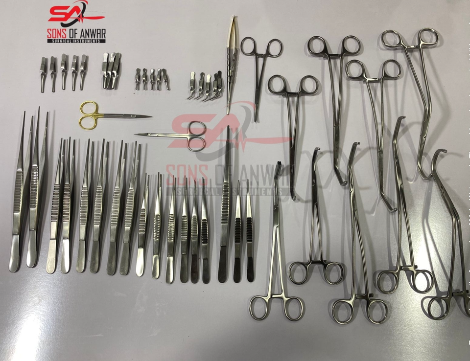 Vascular Surgery Set of pcs Surgical Specialty Surgical Instruments Set ...