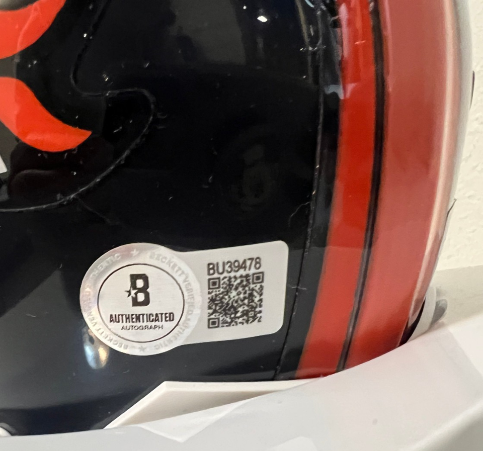 Demaryius Thomas Signed Broncos Riddell Mini Helmet Autograph Auto ...