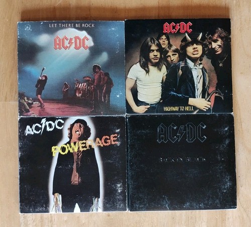 Lot of 4 AC/DC CDs Back in Black, Highway to Hell, Powerage, Let There Be Rock | eBay