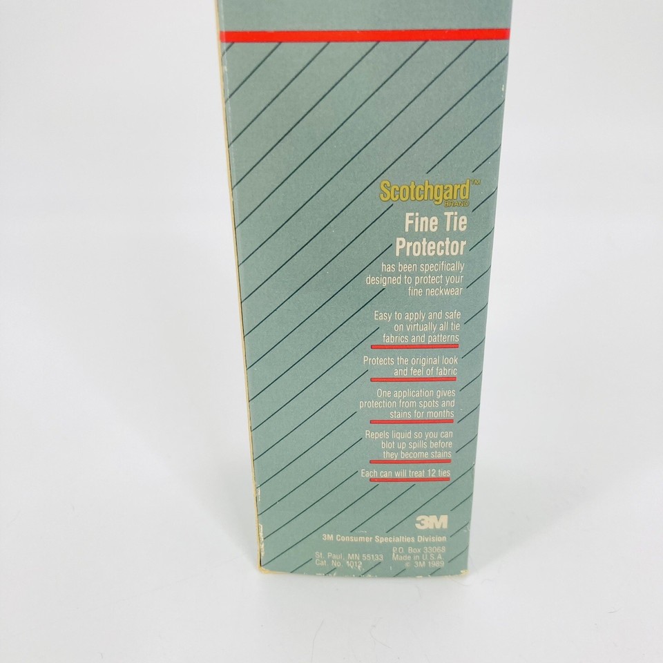 3 Vintage Scotchgard Fabric Fine Tie Protector 3M 6 Oz each See ...