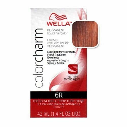 Wella Color Charm Liquid Haircolor 6r Red Terra Cotta 1.4 Oz for sale ...