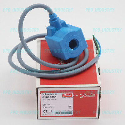 1PC 018F6251 New For DANFOSS Solenoid Valve Coil In Box | eBay