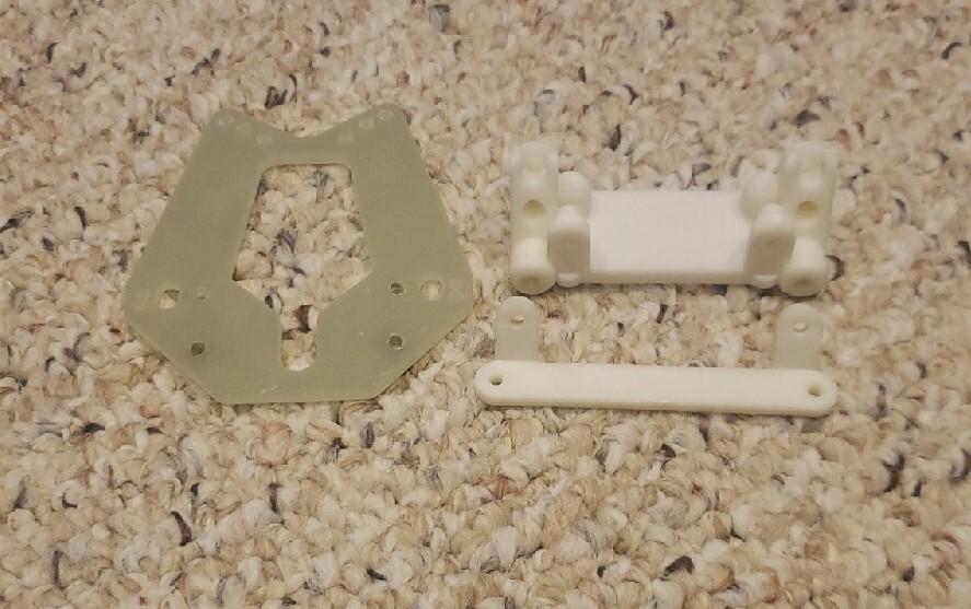 Vintage Team Associated Truck RC10T RC10GT Front Bulkhead Body Mount ...