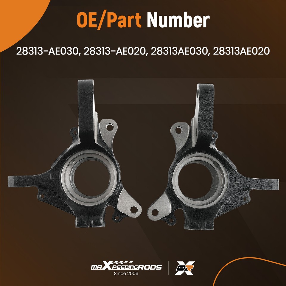 2x Front Left & Right Steering Knuckle For Subaru Forester All Engine ...