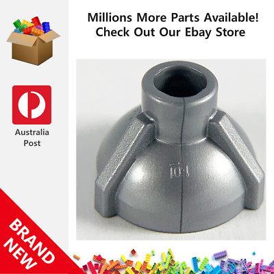 Genuine LEGO™ Silver Minifigure Weapon Bowl with 3 Reinforcements 50018 ...
