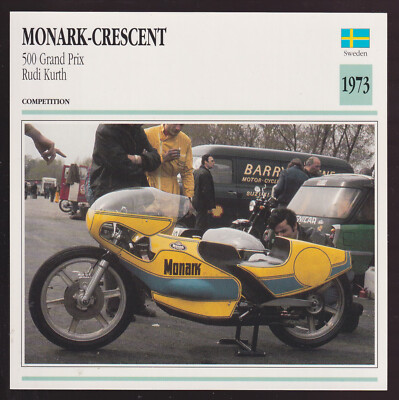 1973 Monark-Crescent 500cc Grand Prix Rudi Kurth Race Motorcycle Photo ...