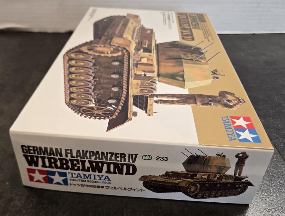 UNUSED TAMIYA 35233 WirbelWind Flak GERMAN Panzer IV model kit 1/35 ...