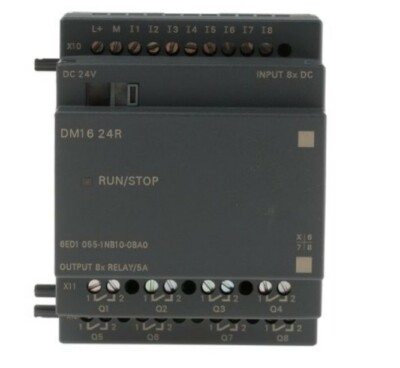 Siemens LOGO! 6 Expansion Module, 24 V dc Relay, 8x Input, 8x Output ...