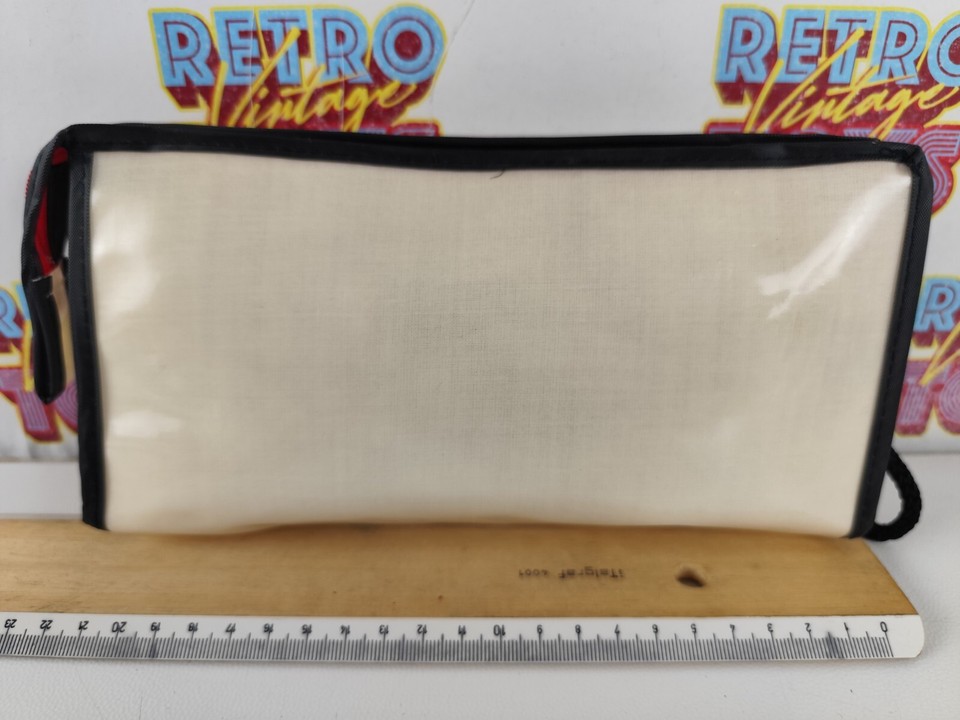 Soft Case Pen Pencil Case Vintage Licorice White 80s 22Cm Pocket | eBay