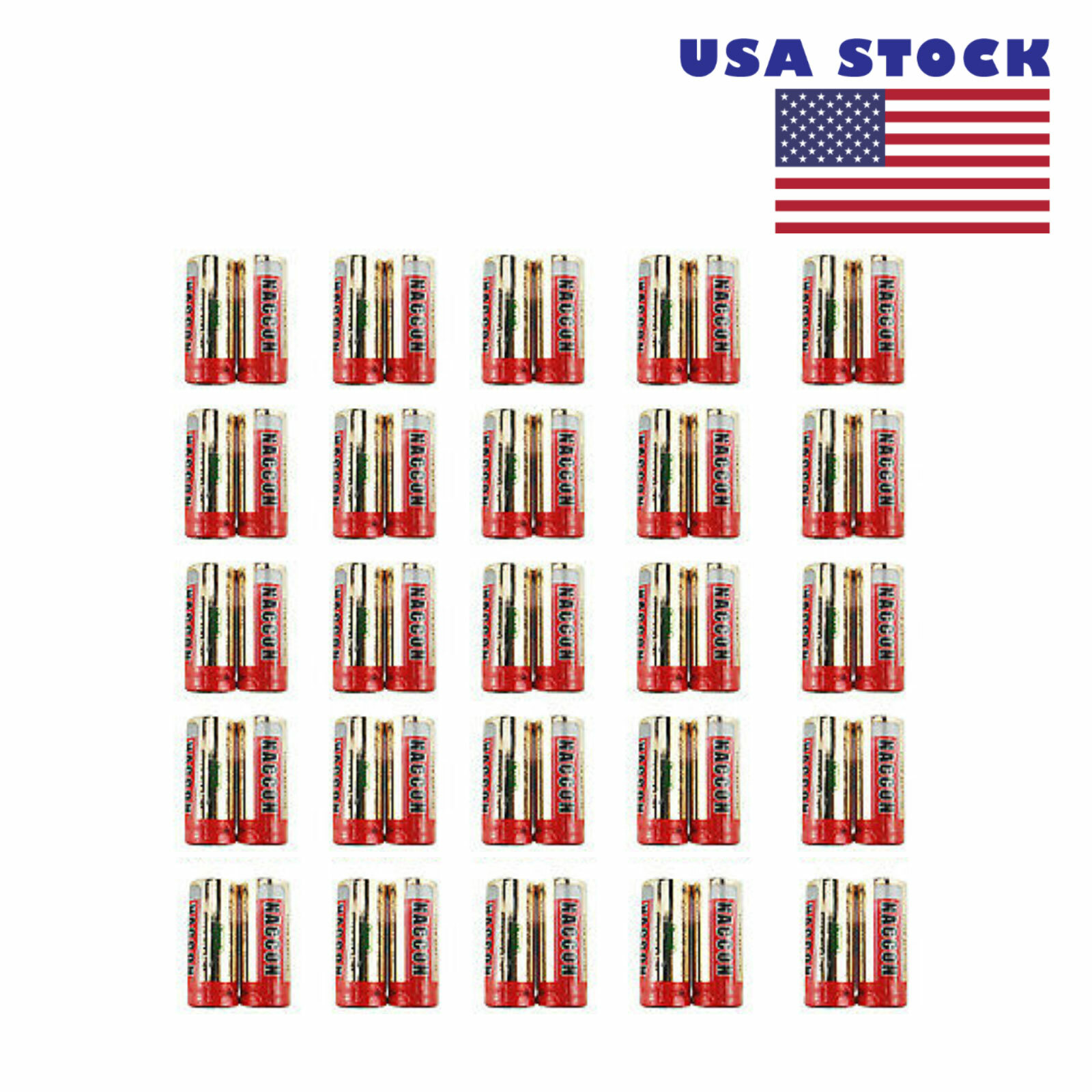 50pcs Alkaline Battery LR1 E90 MN9100 A910 Singe use 1.5V Cell US Stock ...