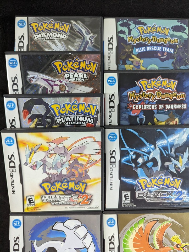 Pokémon Nintendo DS & 3DS Games | Authentic Cartridges Pick Your Game ...