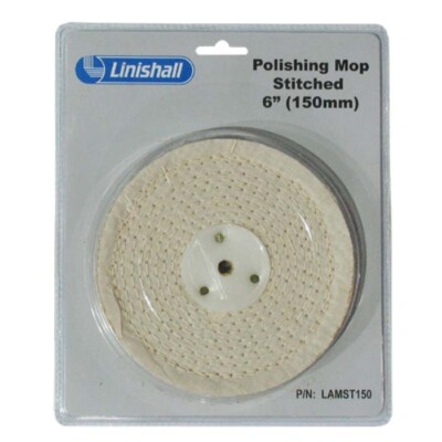 Linishall Polishing Mop Stitched 150mm (6") | eBay Australia