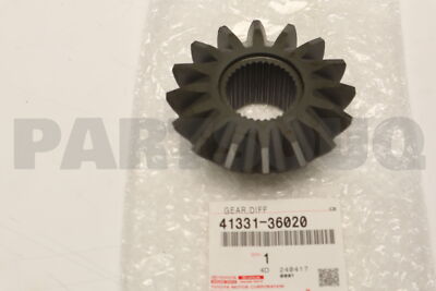 4133136020 Genuine Toyota GEAR, FRONT DIFFERENTIAL SIDE 41331-36020 | eBay