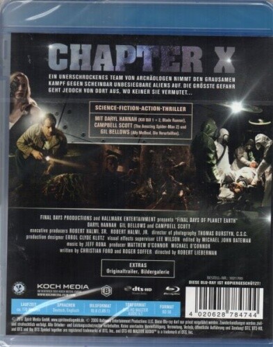 Chapter X - Das letzte Kapitel der Menschheit - BluRay - Neu / OVP ...