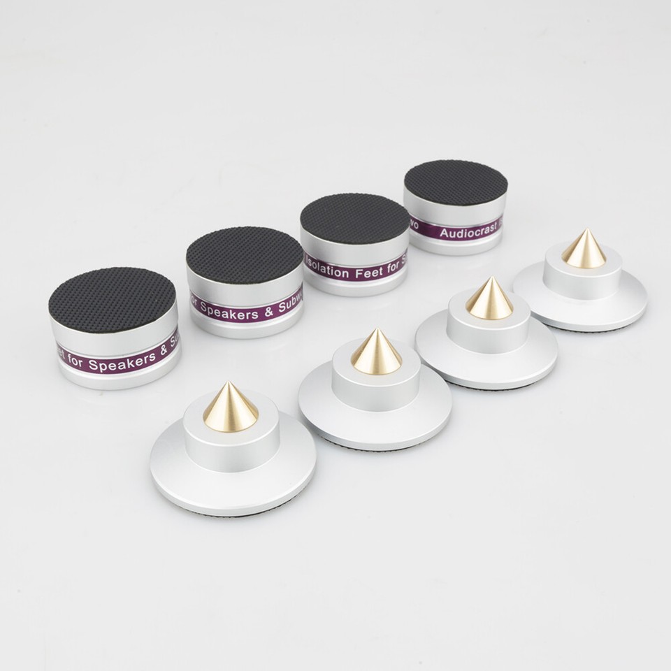 4Pcs Audiophile HiFi Speaker Floor Protector Turntable Isolation Feet ...