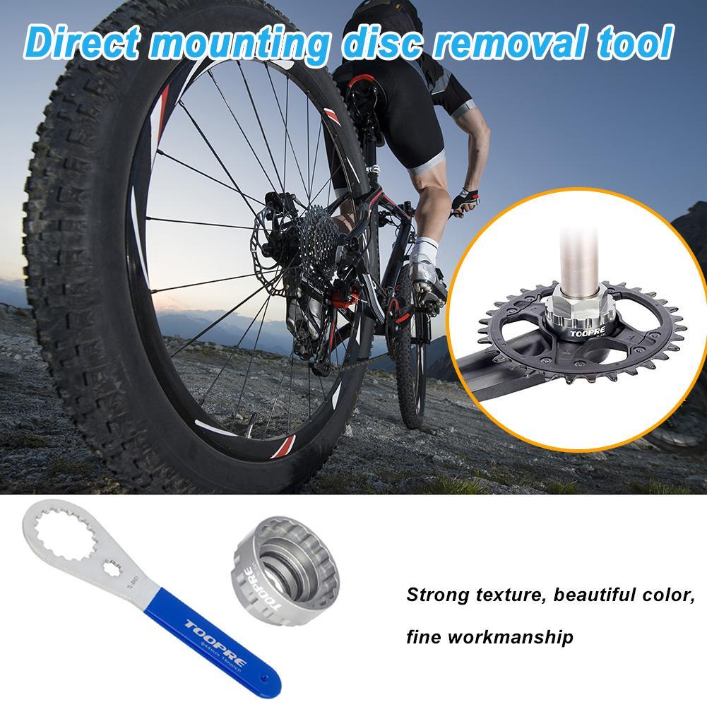 Direct Mount Chainring Lock Ring Tool for M7100 M8100 (Titanium+Wrench ...