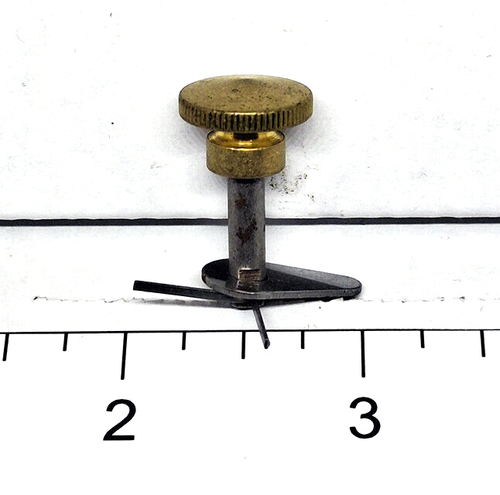 School Clock Door Latch (Seth Thomas Style) Brass Knob - Replacement ...