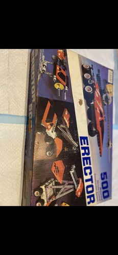 Vintage 1981 Gabriel Erector 500 Construction System set, excellent 99% ...